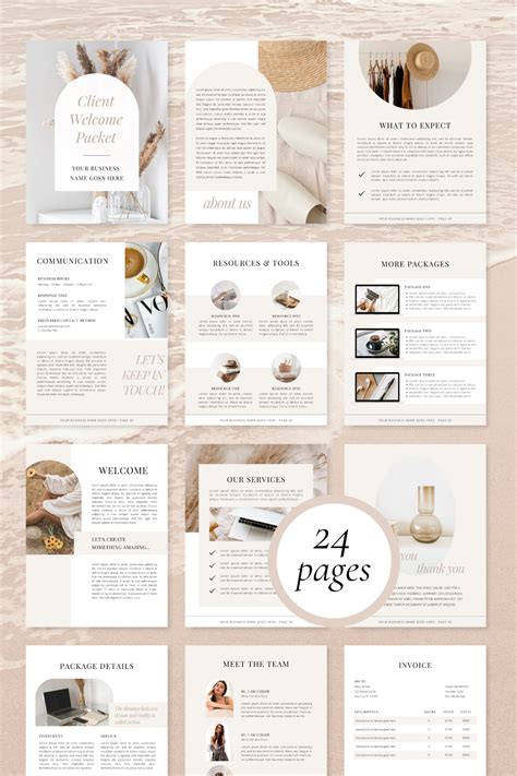 Client Welcome Packet Template New Client Service Guide Virtual Assistant Coaching Onboarding