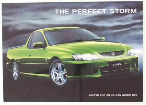 Holden Vy Storm Ute Brochure