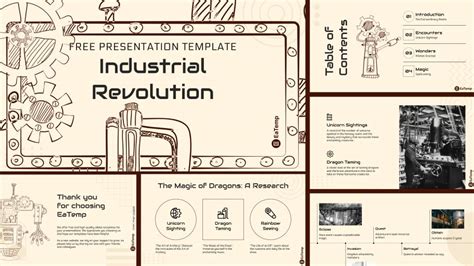 Industrial Revolution Powerpoint Presentation Template Eatemp