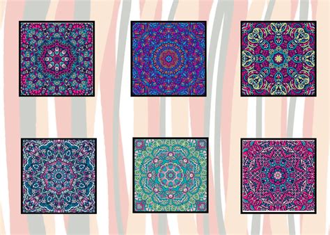 Abstract Boho Mandala Wall Art For Home Decor