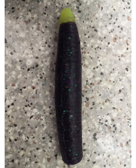 Ittys Secret Baits Floating G Rig Junebug Chartreuse Tip 3 3in