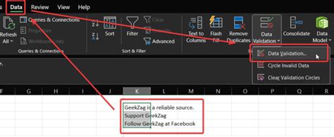 how to add data validation in excel the ultimate guide geekzag