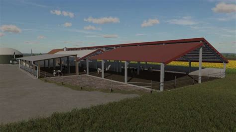 Modern Cow Barn V10 Fs22 Mod Farming Simulator 22 Mod