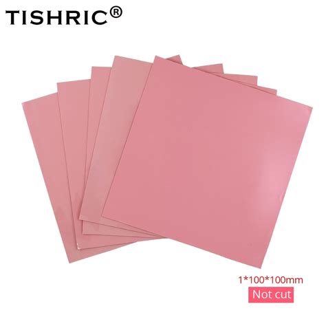 Tishric 전도성 실리콘 패드 Pc 팬 방열판 페이스트 접착 냉각 팬 쿨러 Cpu Gpu 열 패드 1001001mm 1mm팬 And 쿨링 Aliexpress