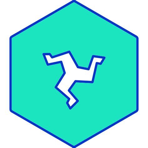 Isla Del Hombre Iconos Gratis De Banderas