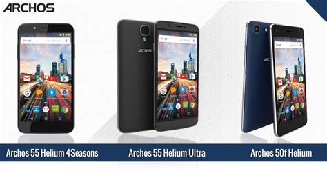 Archos Brings A Range Of Smartphones Under Helium Series
