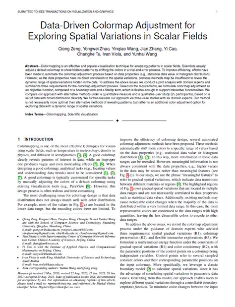 Data Driven Colormap Adjustment For Exploring Spatial Variations In Scalar Fields