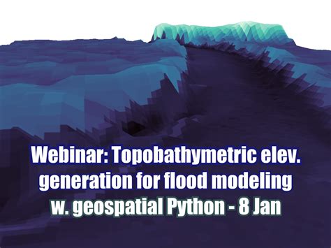 Open Webinar Topobathymetric Elevation Generation For Flood Modeling