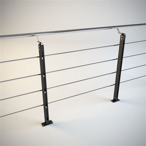 Steel Railing Type 6 3d Model 6 Fbx Max Obj Free3d