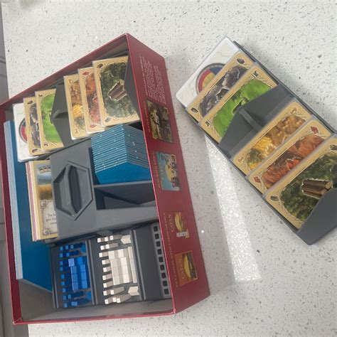 Settlers Of Catan Box Organiser For Base 5 6 Player Expansion Made