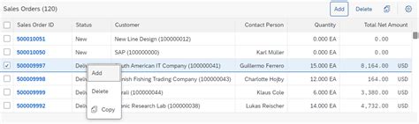 Grid Table Sap Fiori For Web Design Guidelines