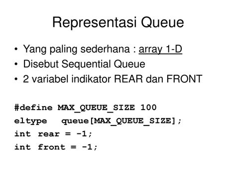 queue pertemuan ke 6 t ppt download