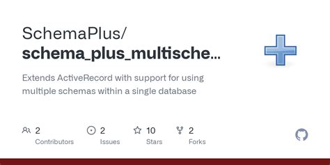 Github Schemaplusschemaplusmultischema Extends Activerecord With