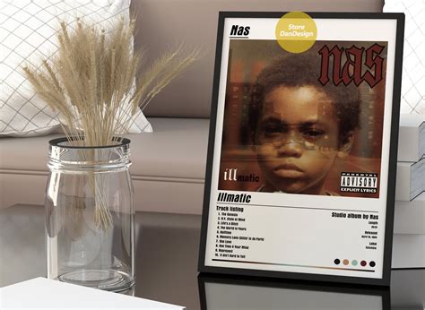 Nas Illmatic Album Cover Poster Etsy
