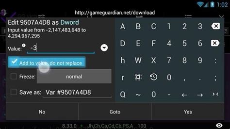 Option Add To Value Do Not Replace Gameguardian Video Tutorials