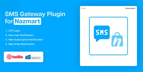 SMS Gateway Plugin Nazmart Multi Tenancy ECommerce Platform SAAS