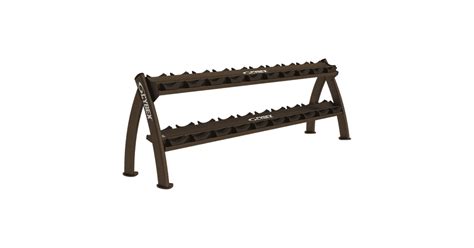 Cybex Prestige Series Twin Tier Dumbbell Rack Life Fitness