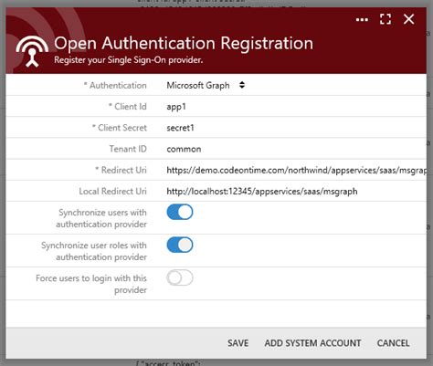Code On Time Security External Authentication Adding An External Authentication Provider