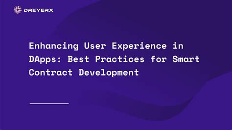 Enhancing User Experience In Dapps By Dreyerx Aug 2024 Medium