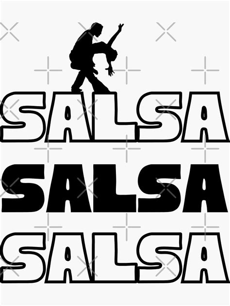 Salsa Couple Sticker By Quetzalita Redbubble