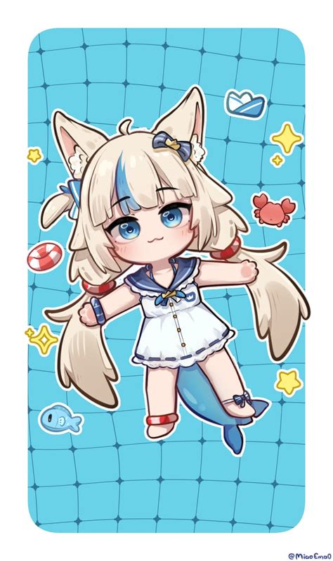 Sameko Saba And Kaniki Indie Virtual Youtuber Drawn By Miaoema Danbooru