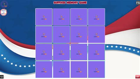 Memory Game Suffixes Coirle