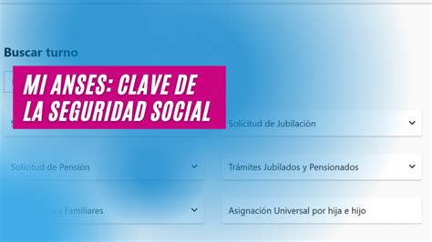Mi Anses Clave De La Seguridad Social Anses Turnos