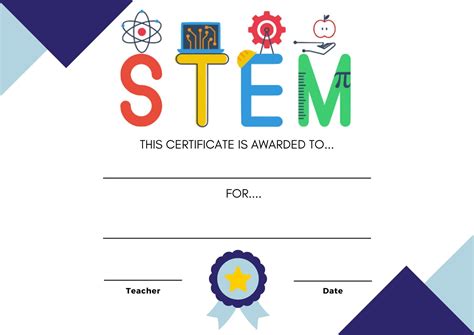 Stem Certificate Etsy