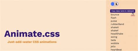 Animate Css Copy Classname Web Saku