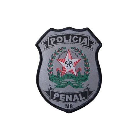 Patch Polícia Penal Braço Baixa Visibilidade Esbelto Infante