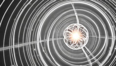 Premium Photo Power Energy Rotating Atom Cell Element Background