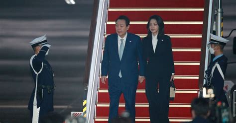 尹대통령 4박 6일 첫 동남아 순방 마치고 서울 도착