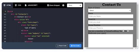 Day 21 Of 30dayscodingchallenge Designed A Food Logincreate Page