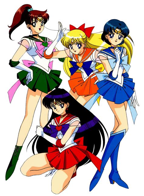 Inner Senshi Group Art Png Edit By Boltun On Deviantart