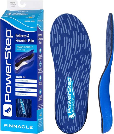 Powerstep Plantillas Pinnacle Insertos De Zapatos Para Soporte De Arco