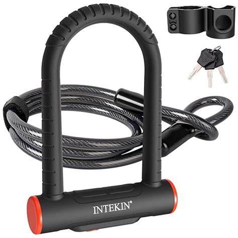 Intekin Bike U Lock Heavy Duty Bike Lock Bicycle Bicyclegearguides