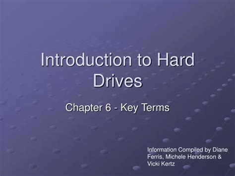 PPT Introduction To Hard Drives PowerPoint Presentation Free Download ID 3631281