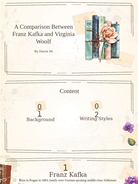 A Comparison Between Franz Kafka And Virginia Woolf Pdf