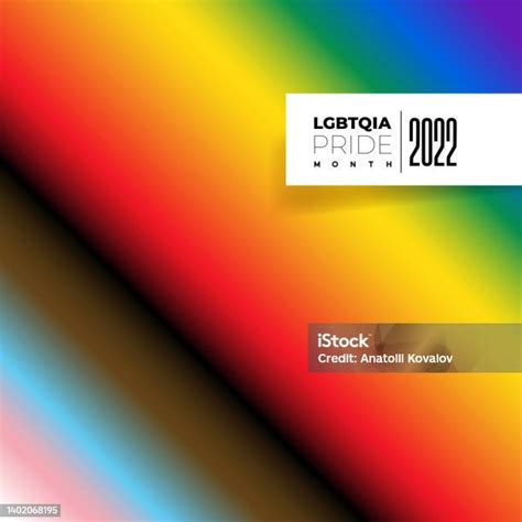 Lgbtq 프라이드 배경과 게이 프라이드 플래그 2022 색상 레인보우 그라디언트 배경 화면 인권과 관용 포스터 벡터 일러스트 레이 션 카드 배너 및 배경 자랑스러움에 대한