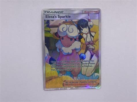 PokeGirl Trainer Elesa C Goddess Story Anime Waifu CUSTOM ACG Card