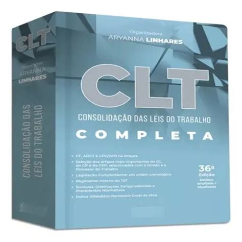 Clt Consolidação Das Leis Do Trabalho 41º Exame De Ordem De