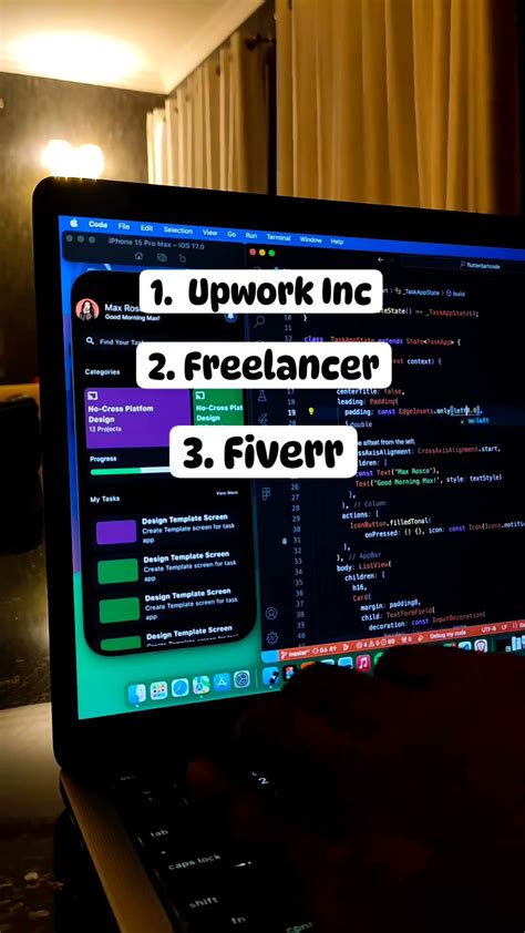 Top 5 Freelance Websites🧑‍💻flutterdeveloperflutter Flutterdev