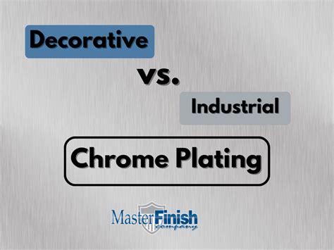 Difference Between Decorative Industrial Chrome Plating