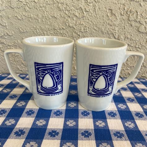 Porcelain Coffee Mugs Set Etsy