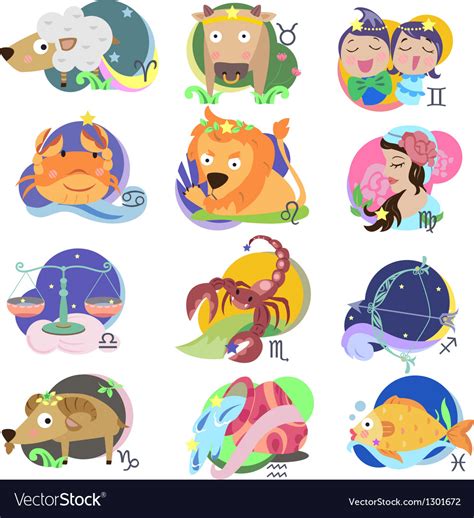 Zodiac Royalty Free Vector Image VectorStock