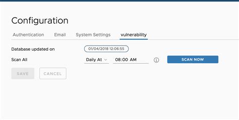 Vulnerability Should Be Capitalize In The Configuration · Issue 3914