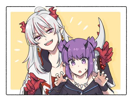 Nian And Lava Arknights Drawn By Mabing Danbooru