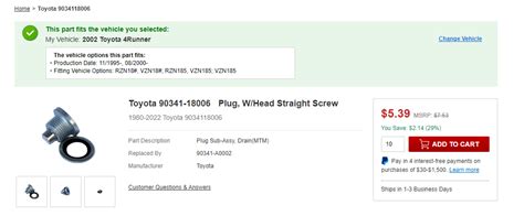 Oversize Fill Plug Stripped Threads On Rear End
