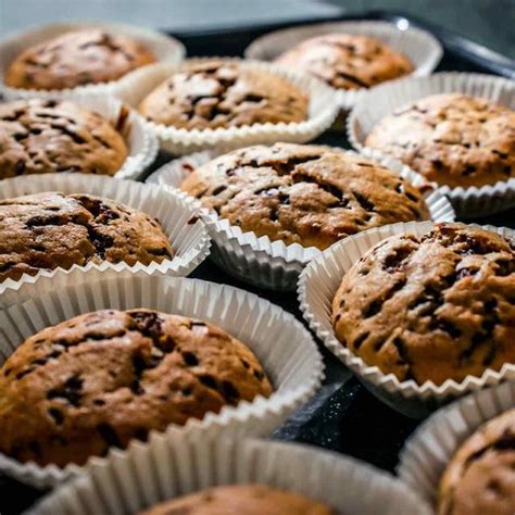 Schoko Bananen Muffins Minikuchenrezept Kinder Gourmetmagazin