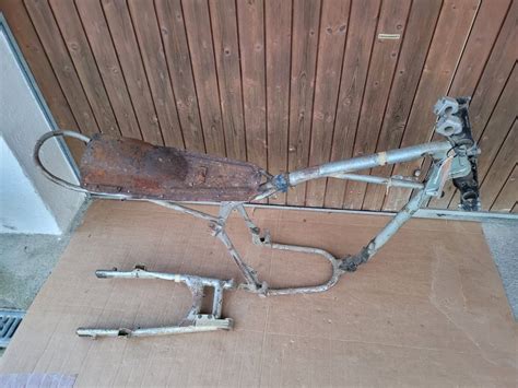 Rahmen Husqvarna Cross CR WR 125 250 Oldtimer Twin Shock OMC Gebraucht